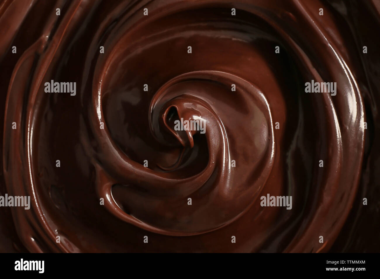Melted chocolate background Stock Photo - Alamy