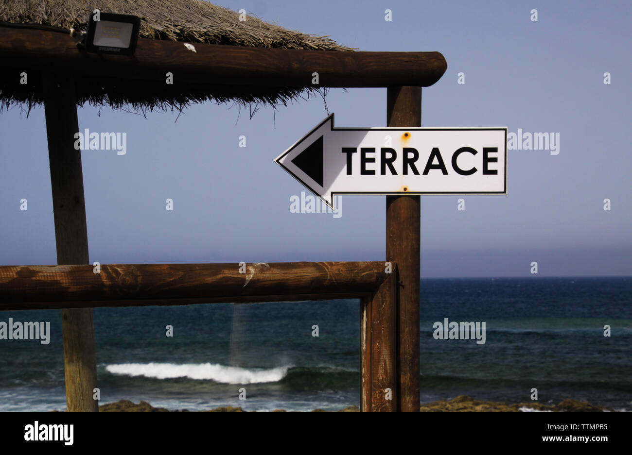 The terrace sign hi-res stock photography and images - Alamy