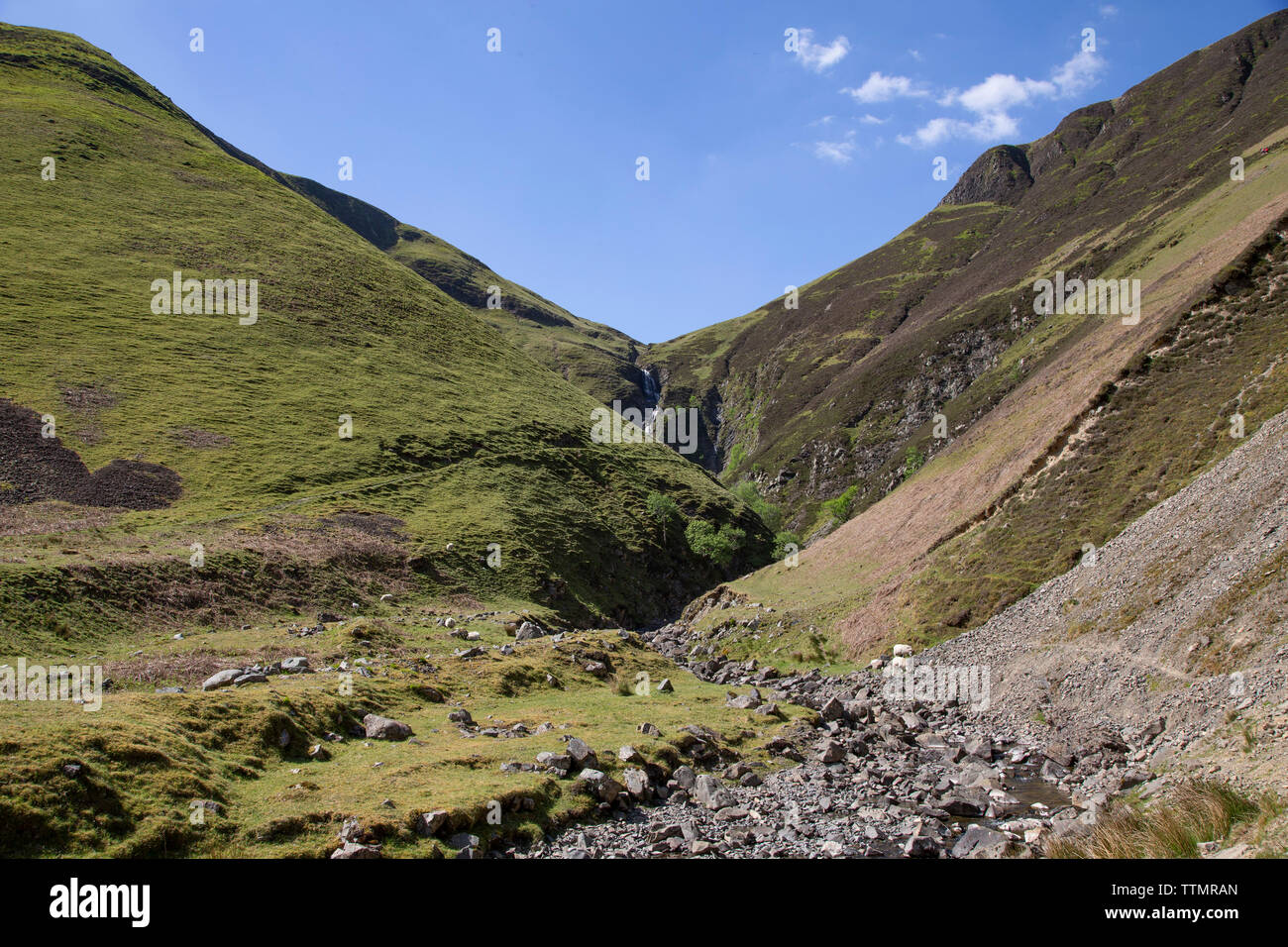 The Grey Mare's Tail waterfall in the Moffat Hills Stock Photo - Alamy
