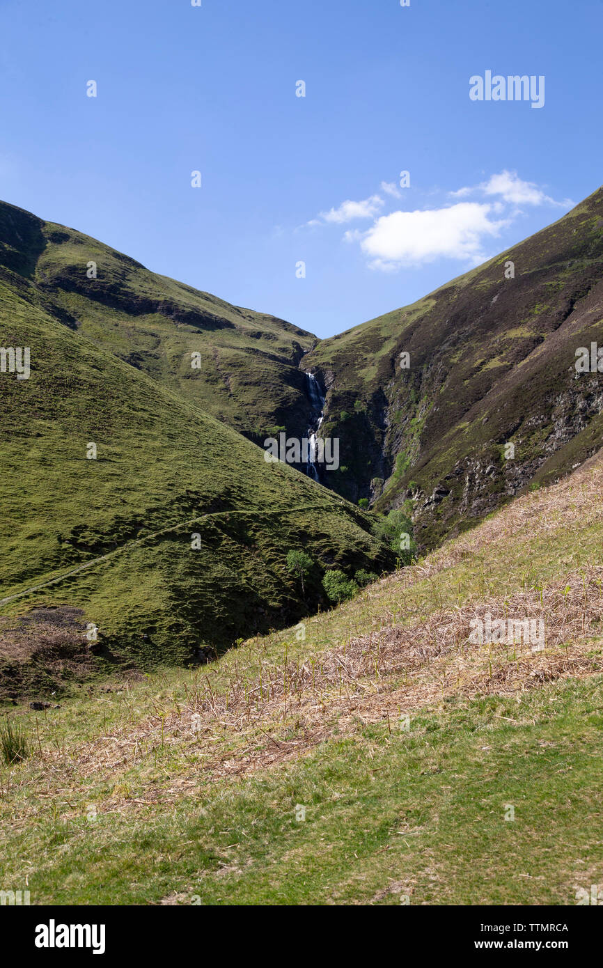 The Grey Mare's Tail waterfall in the Moffat Hills Stock Photo - Alamy
