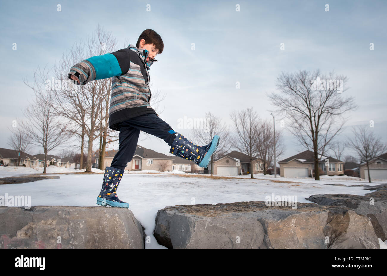 Taking a big step hi-res stock photography and images - Alamy