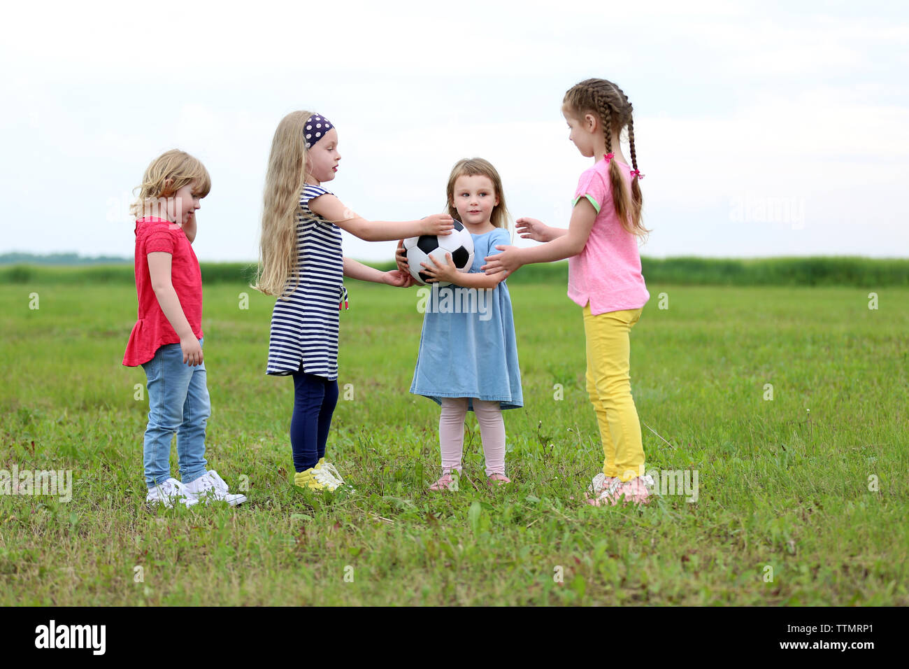 Children having fun outdoor Stock Photo - Alamy