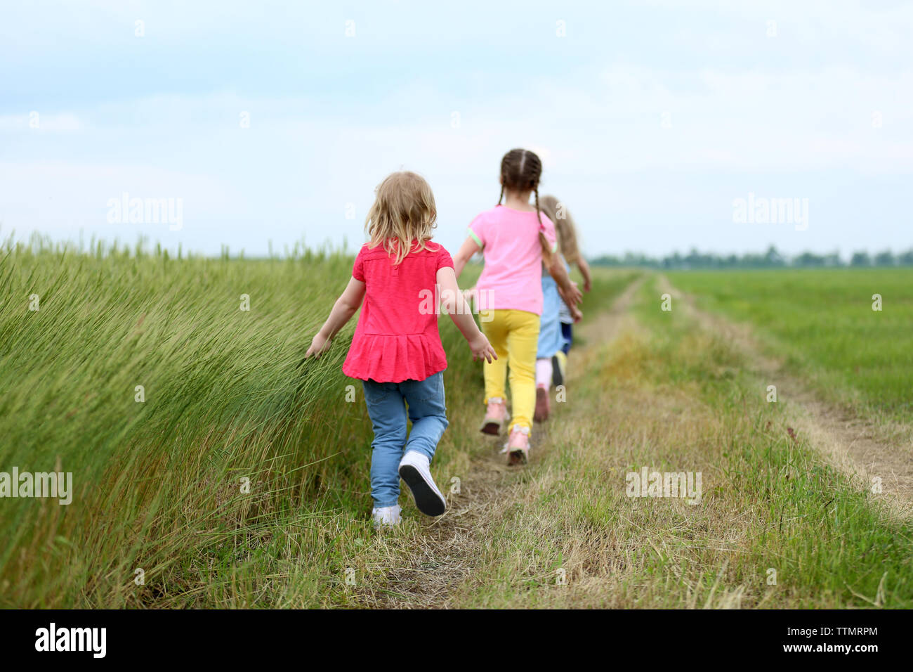 Children having fun outdoor Stock Photo - Alamy