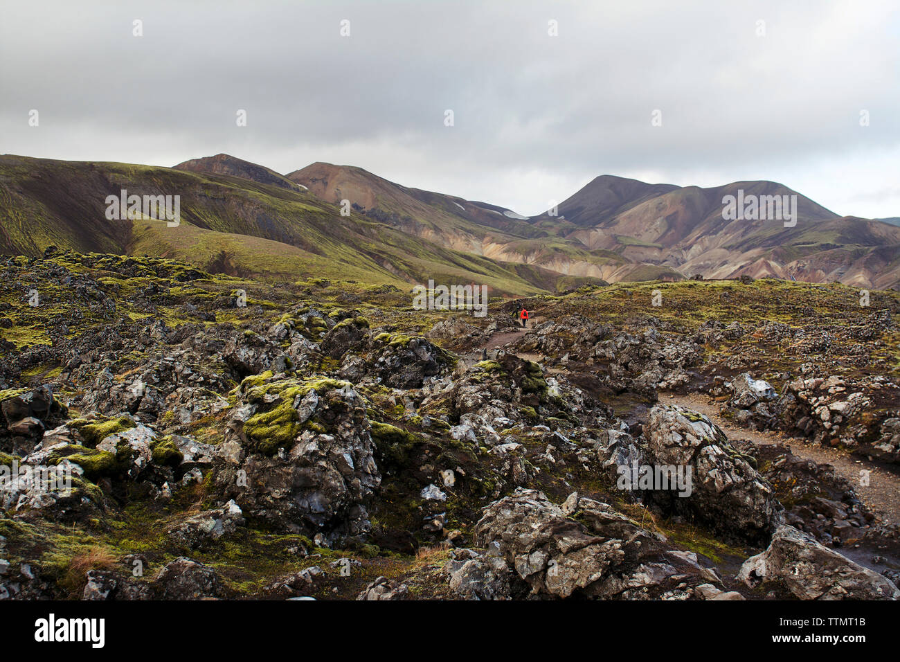 Iceland man against landscape hi-res stock photography and images - Alamy