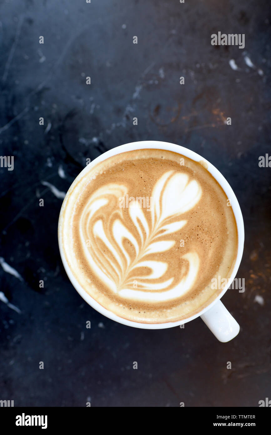 Cafe overhead hi-res stock photography and images - Alamy