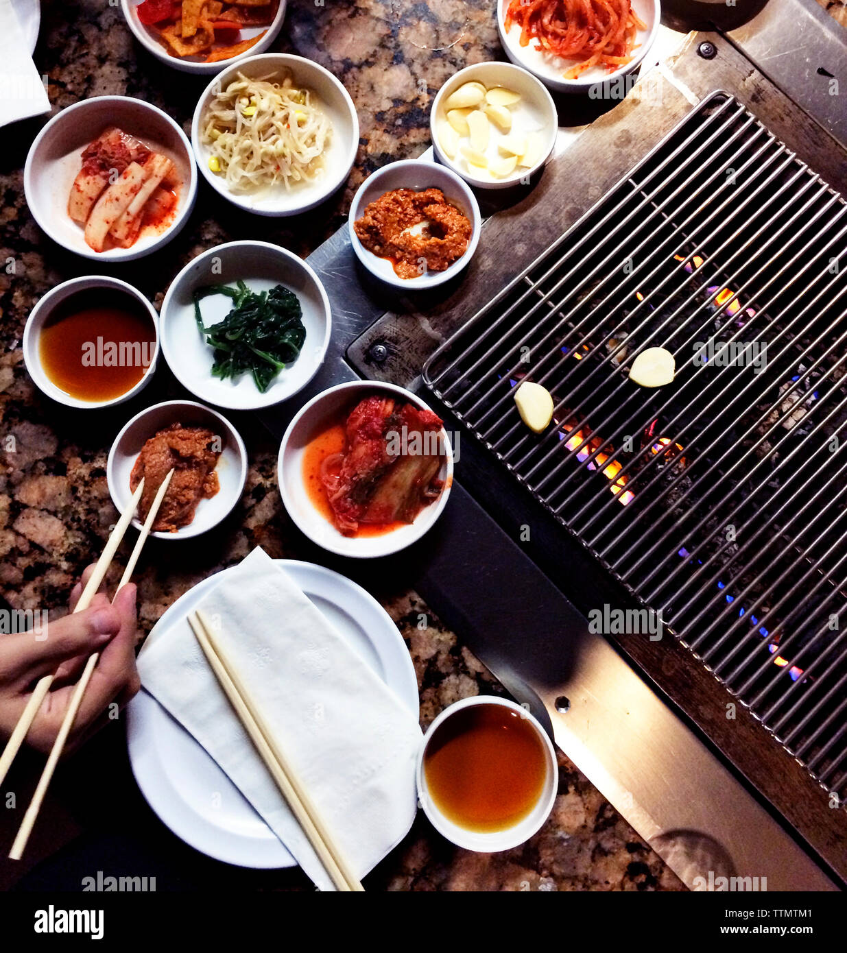 Overhead grill hi-res stock photography and images - Alamy