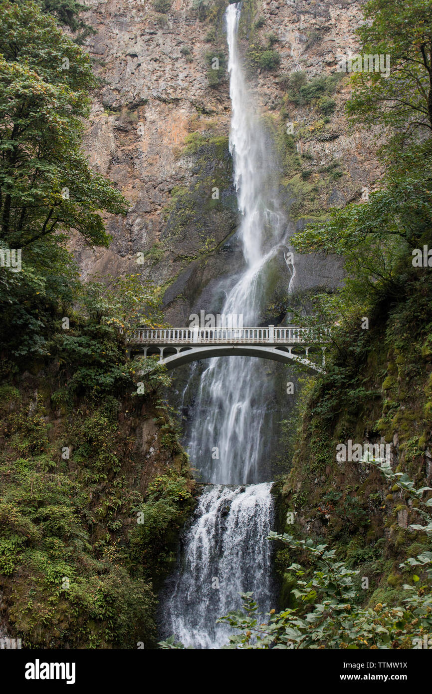 Multnomah falls bridge columbia river hi-res stock photography and ...