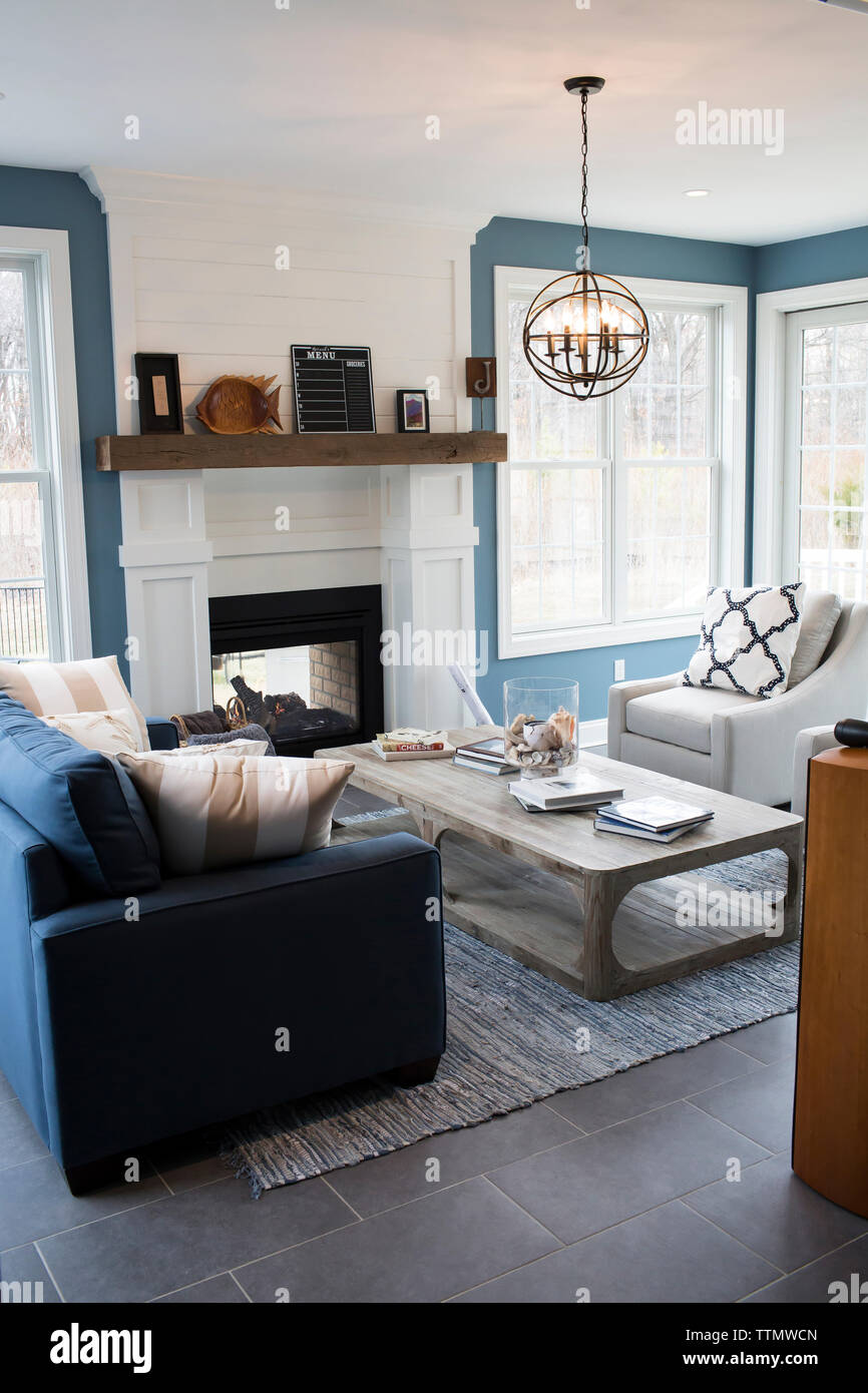 Interior of modern house Stock Photo - Alamy