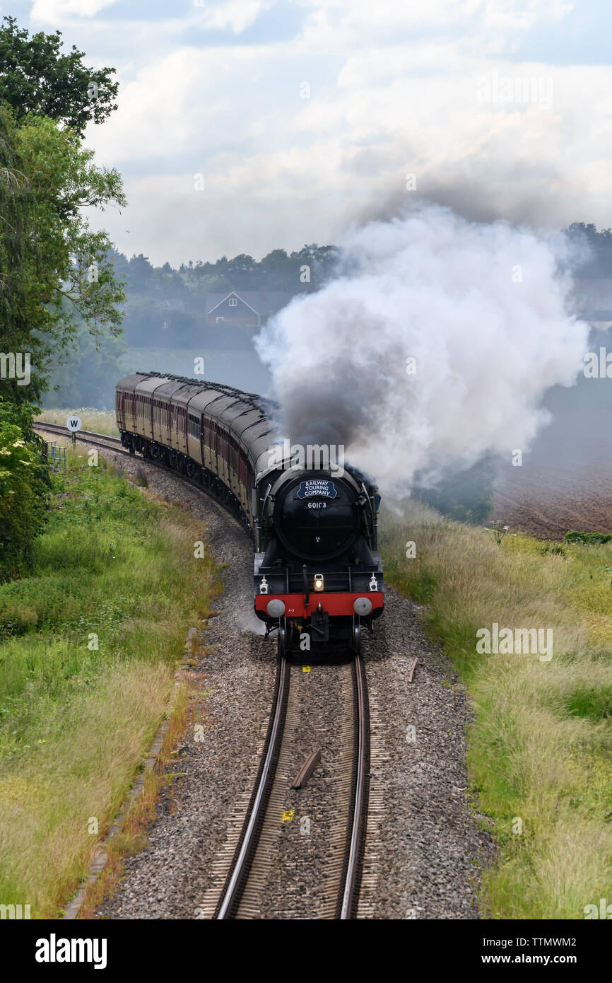 Flying Scotsman Steam Engine running from Worcester to London ...