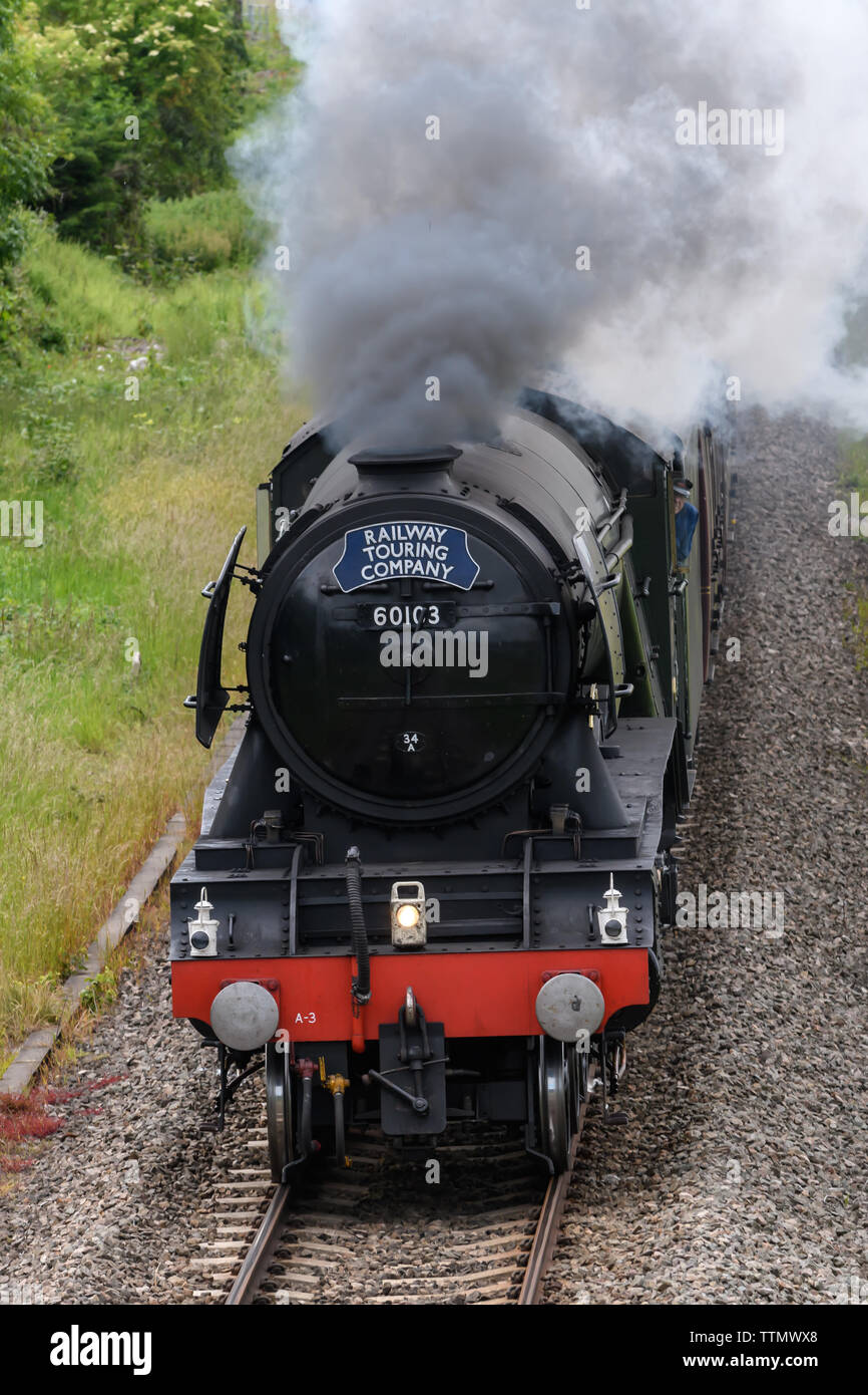 Flying Scotsman Steam Engine running from Worcester to London ...