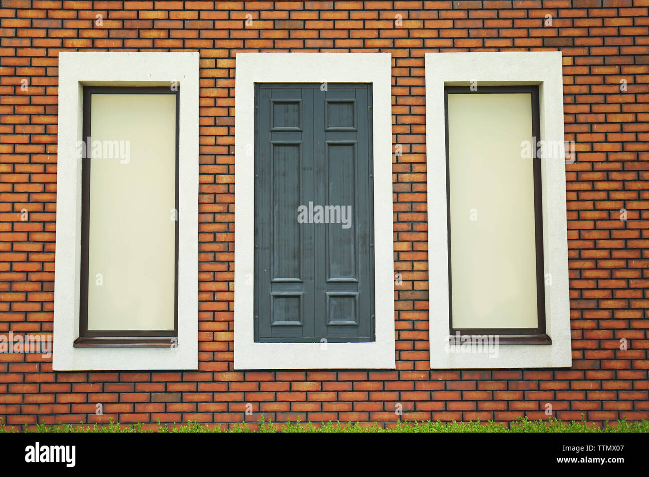 Modern window on facade of building Stock Photo - Alamy