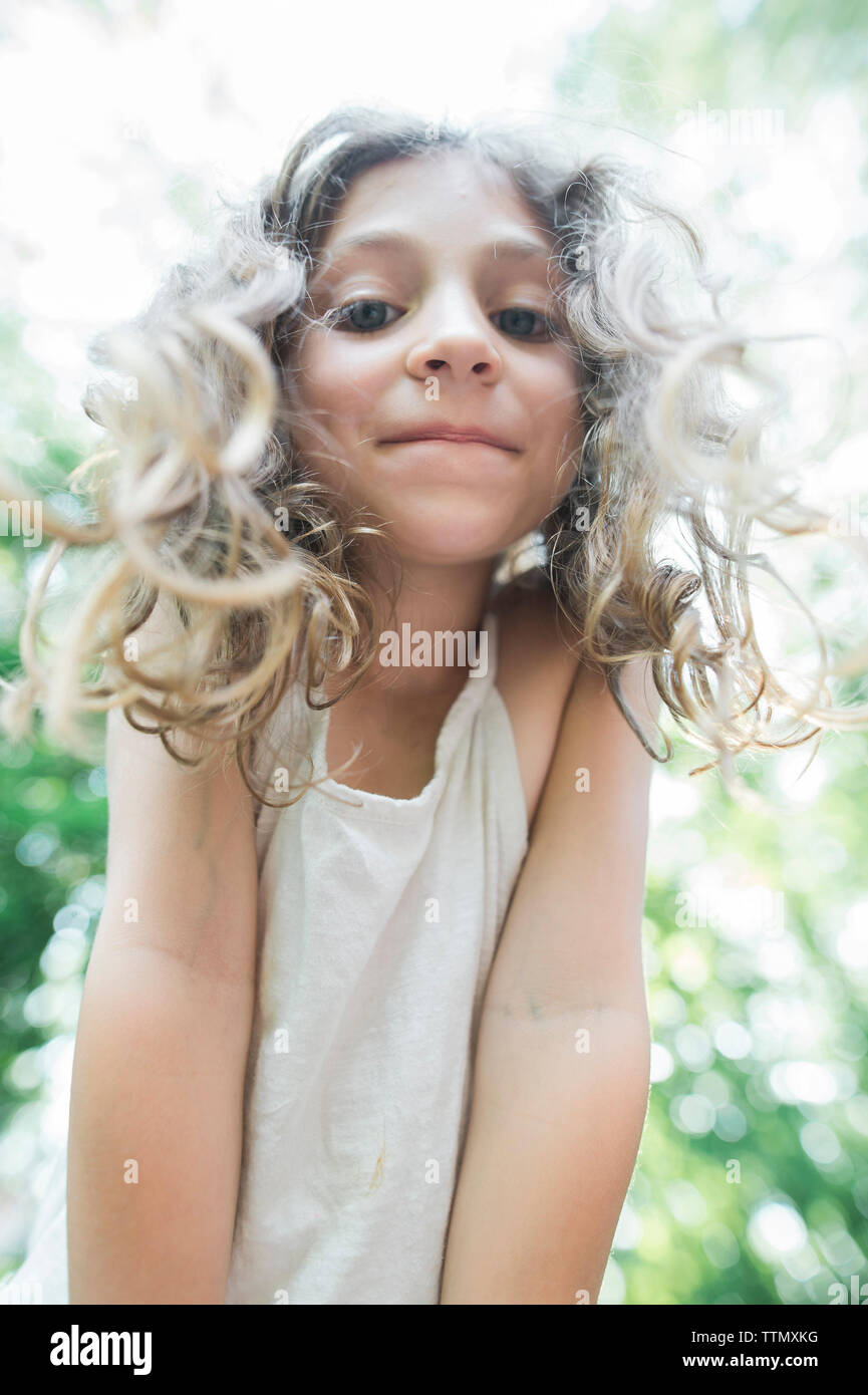 Low angle portrait happy hi-res stock photography and images - Alamy