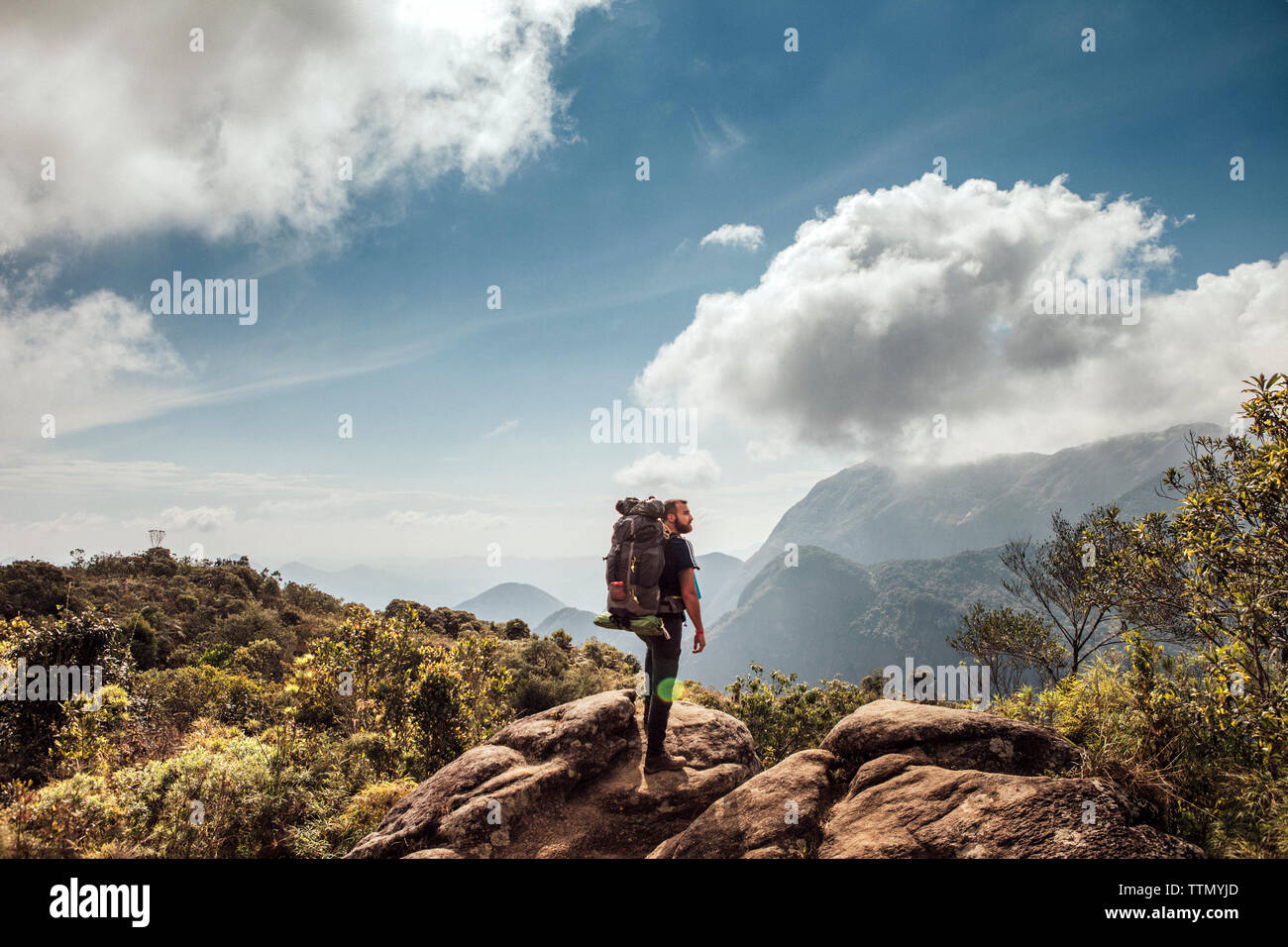 Side view male hi-res stock photography and images - Alamy