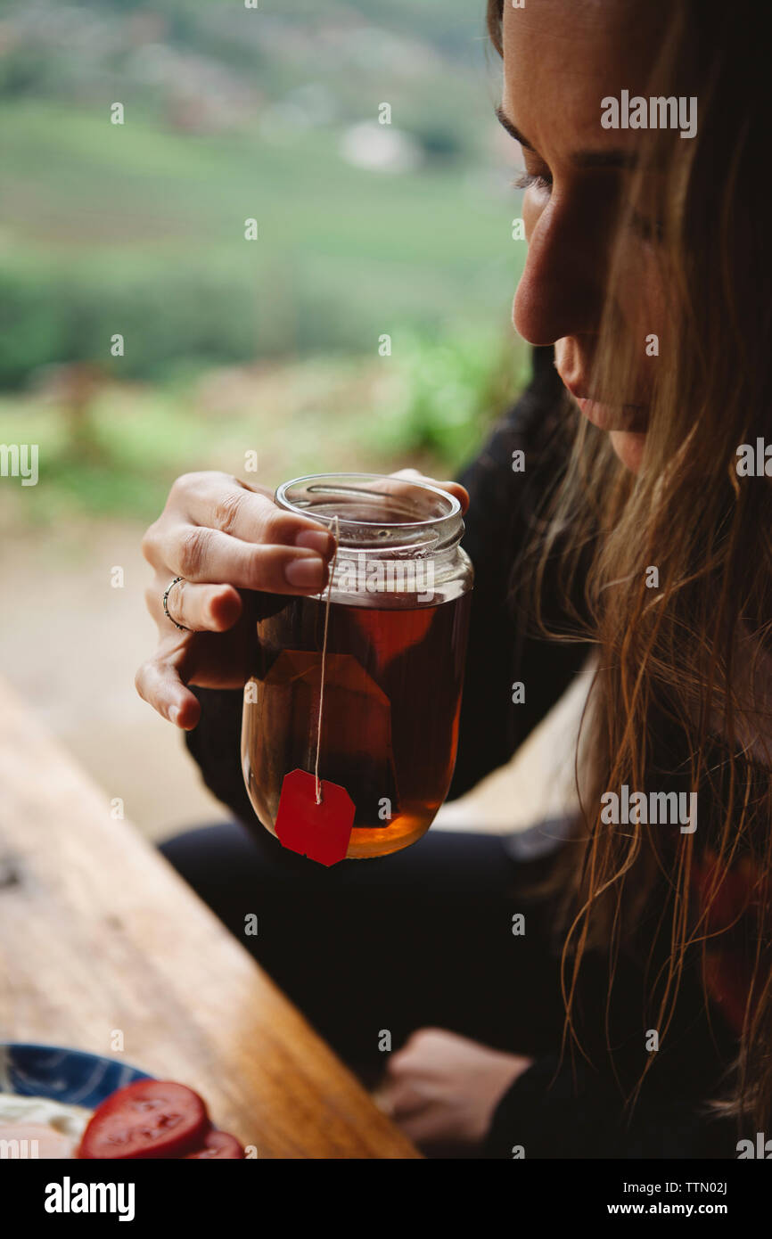 Teabag woman hi-res stock photography and images - Alamy