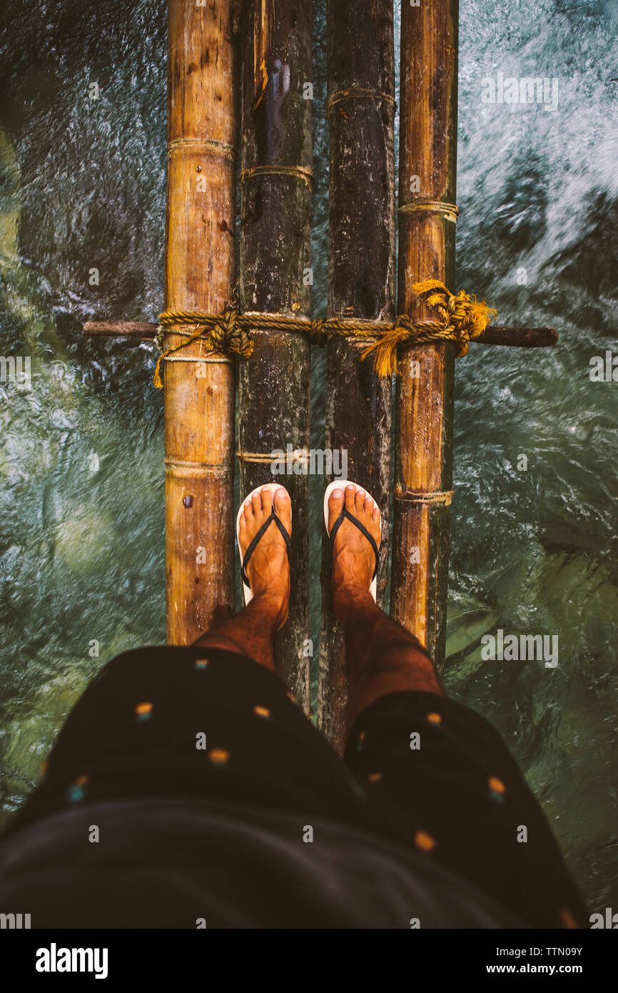 Bamboo footbridge hi-res stock photography and images - Alamy