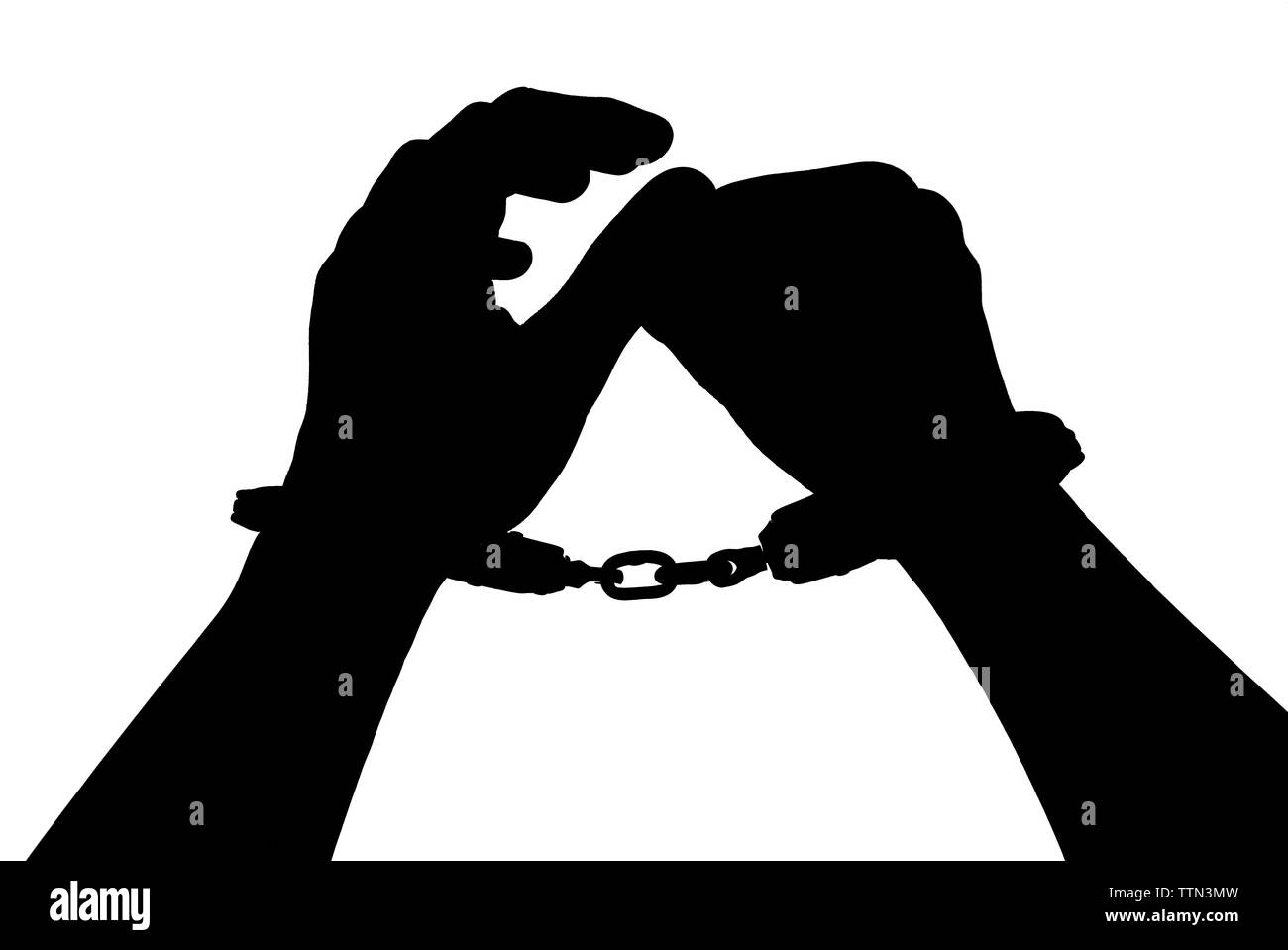 Suspect silhouette hi-res stock photography and images - Alamy