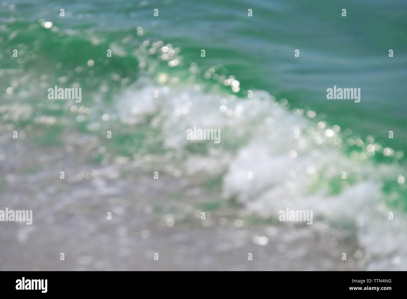 Blurred sea waves background Stock Photo - Alamy