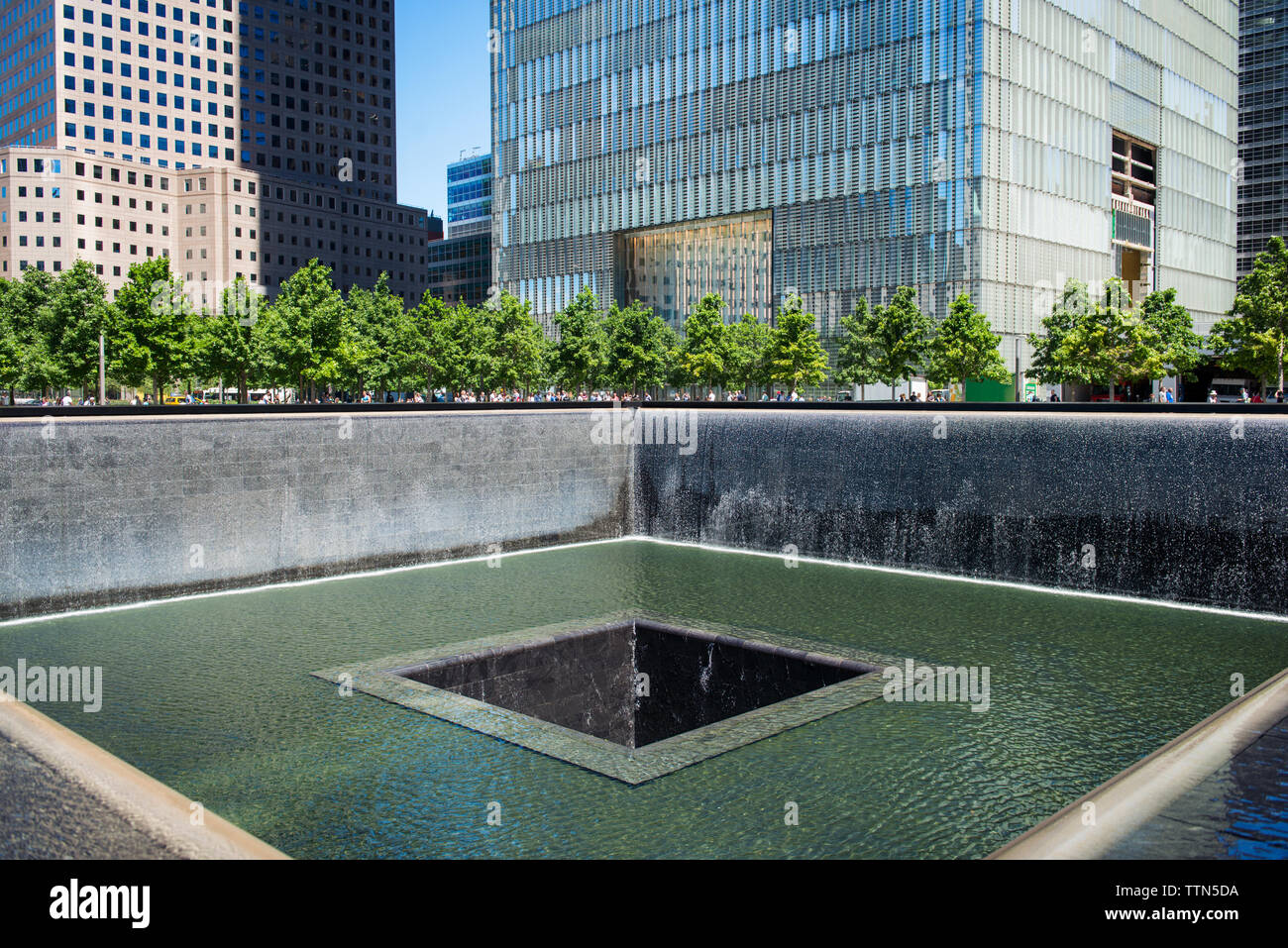 View of National September 11 Memorial and Museum Stock Photo - Alamy