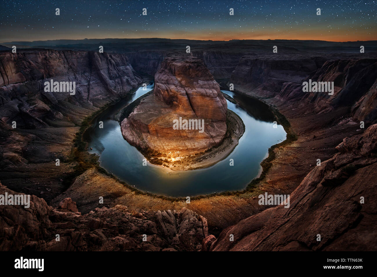 Colorado Scenery At Night