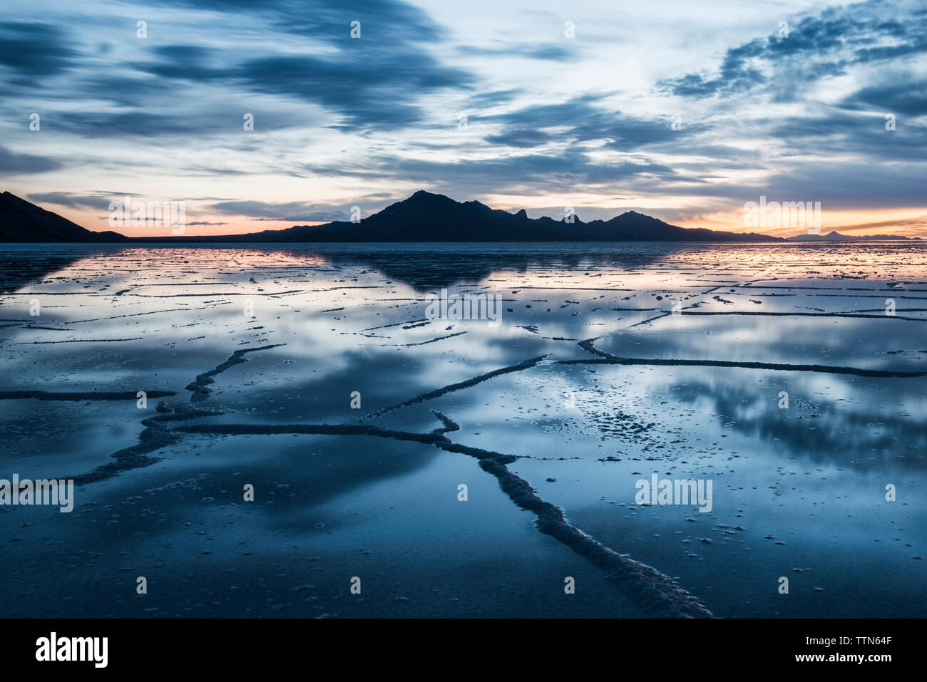 Bonneville Salt Flats Reflection High Resolution Stock Photography and ...