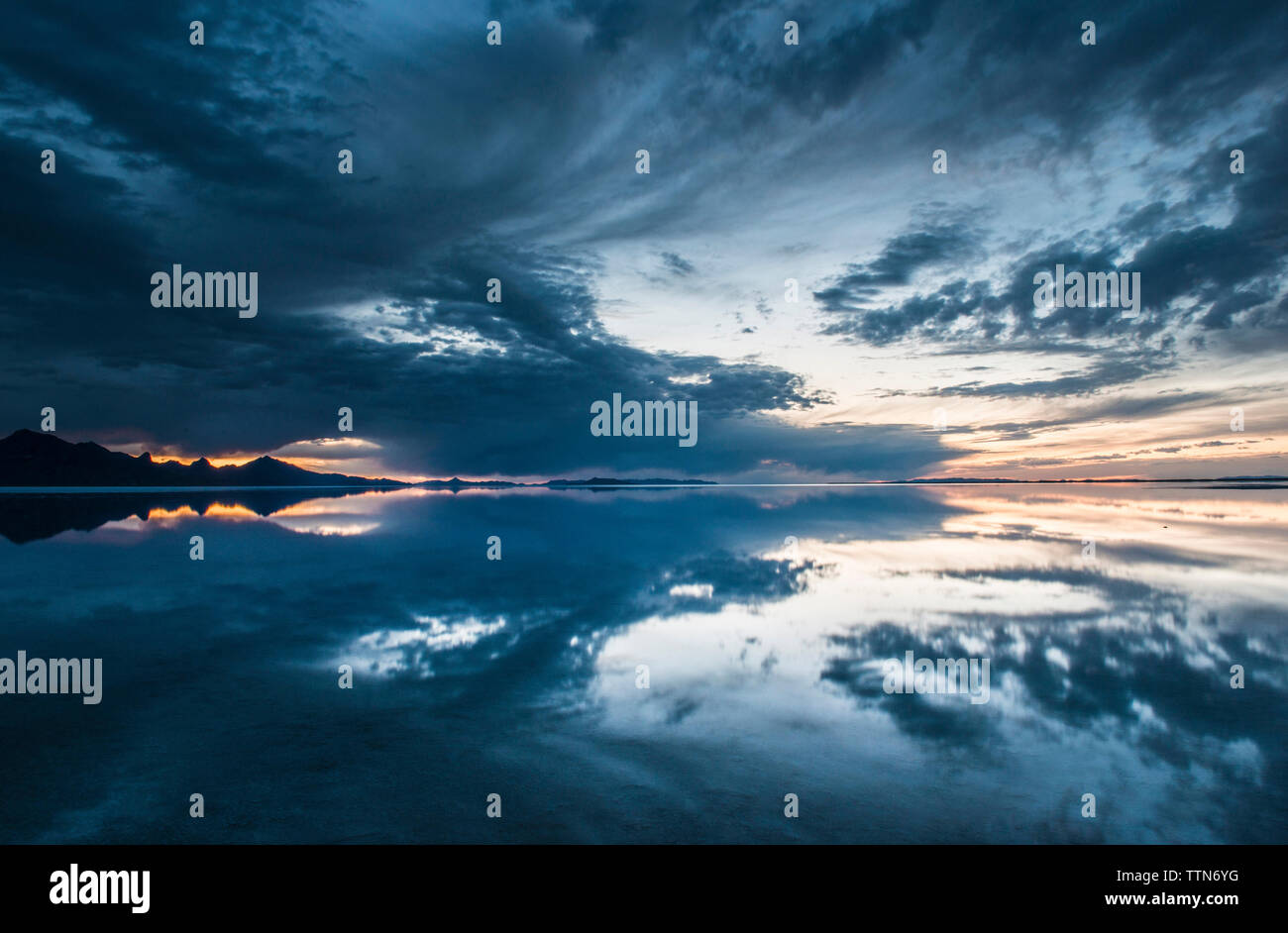 Bonneville Salt Flats Reflection High Resolution Stock Photography and ...