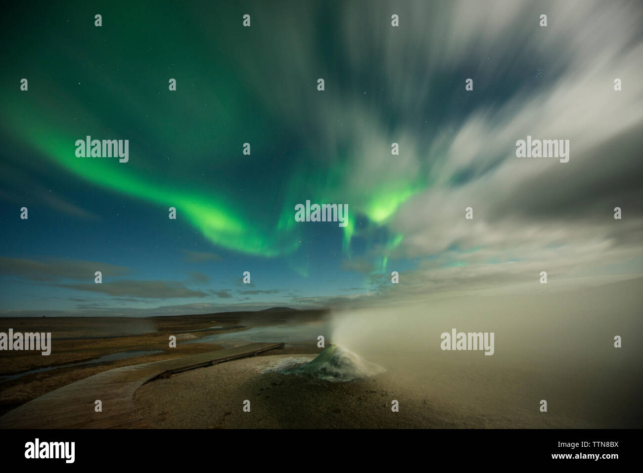 Aurora steam hi-res stock photography and images - Alamy