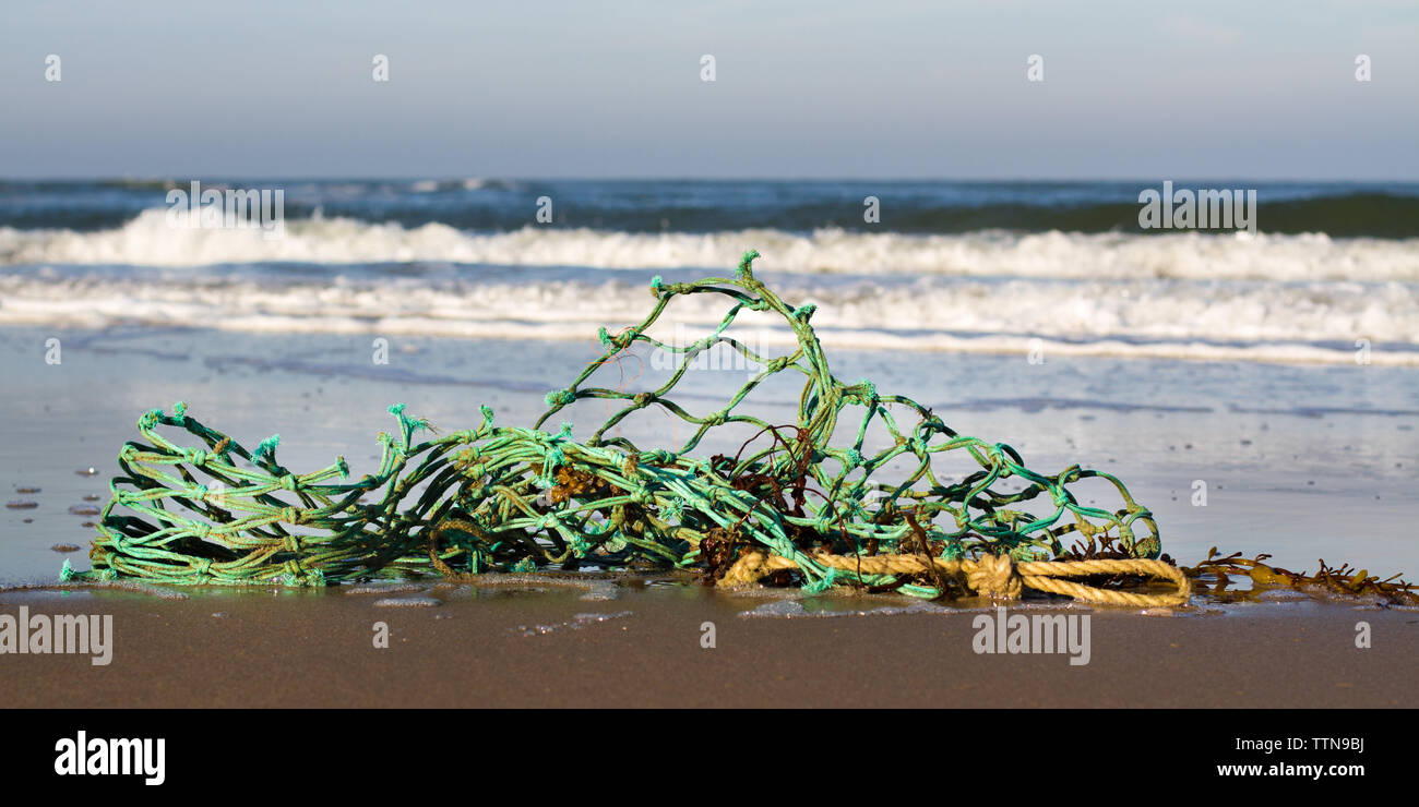 Fishing net pollution hi-res stock photography and images - Alamy