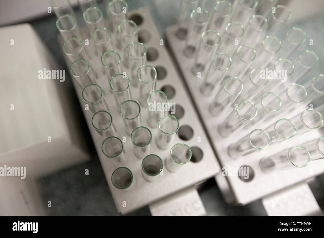 Experiment Test Tubes Racks High Resolution Stock Photography and ...