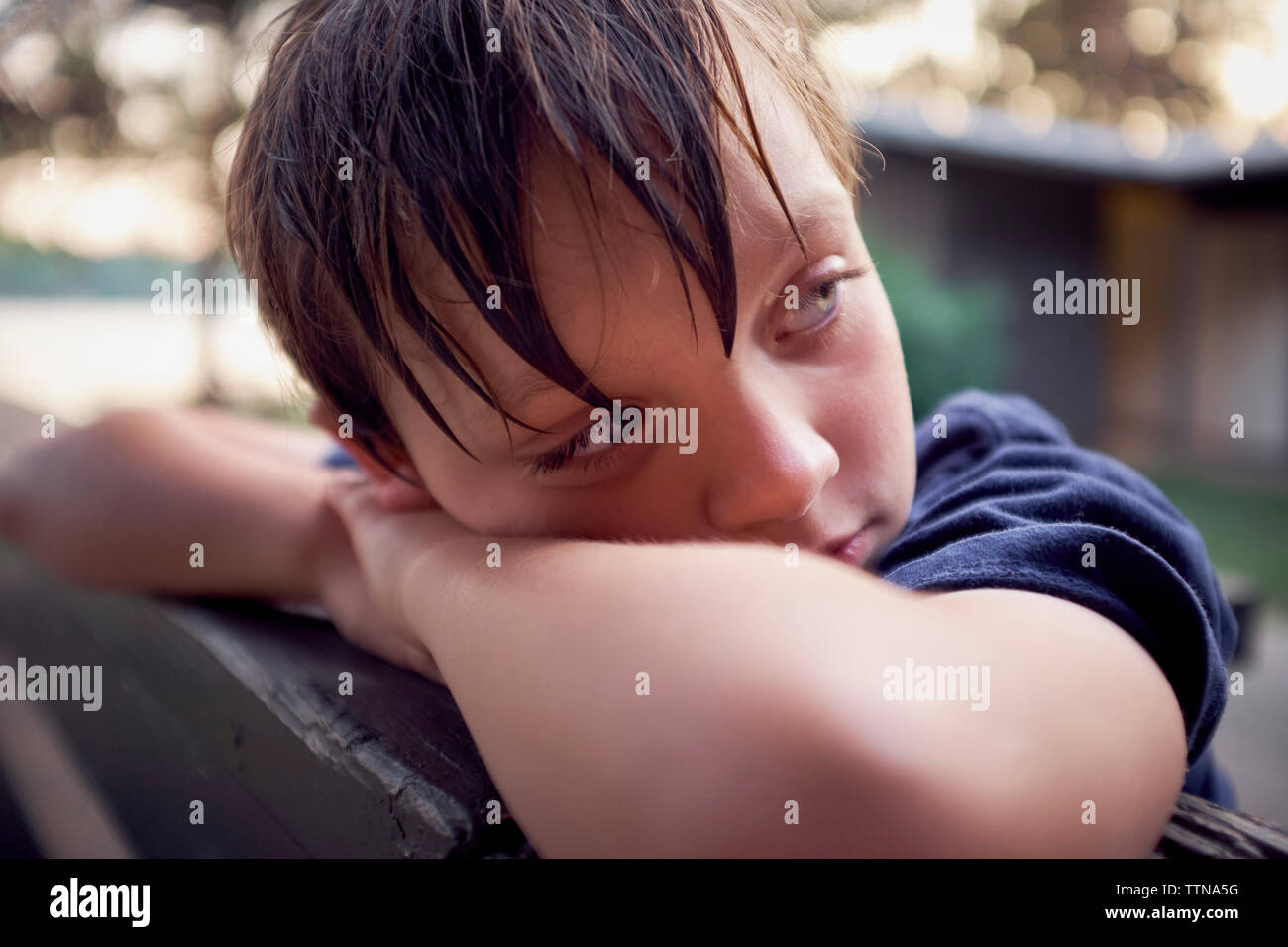 Leaning bench hi-res stock photography and images - Alamy