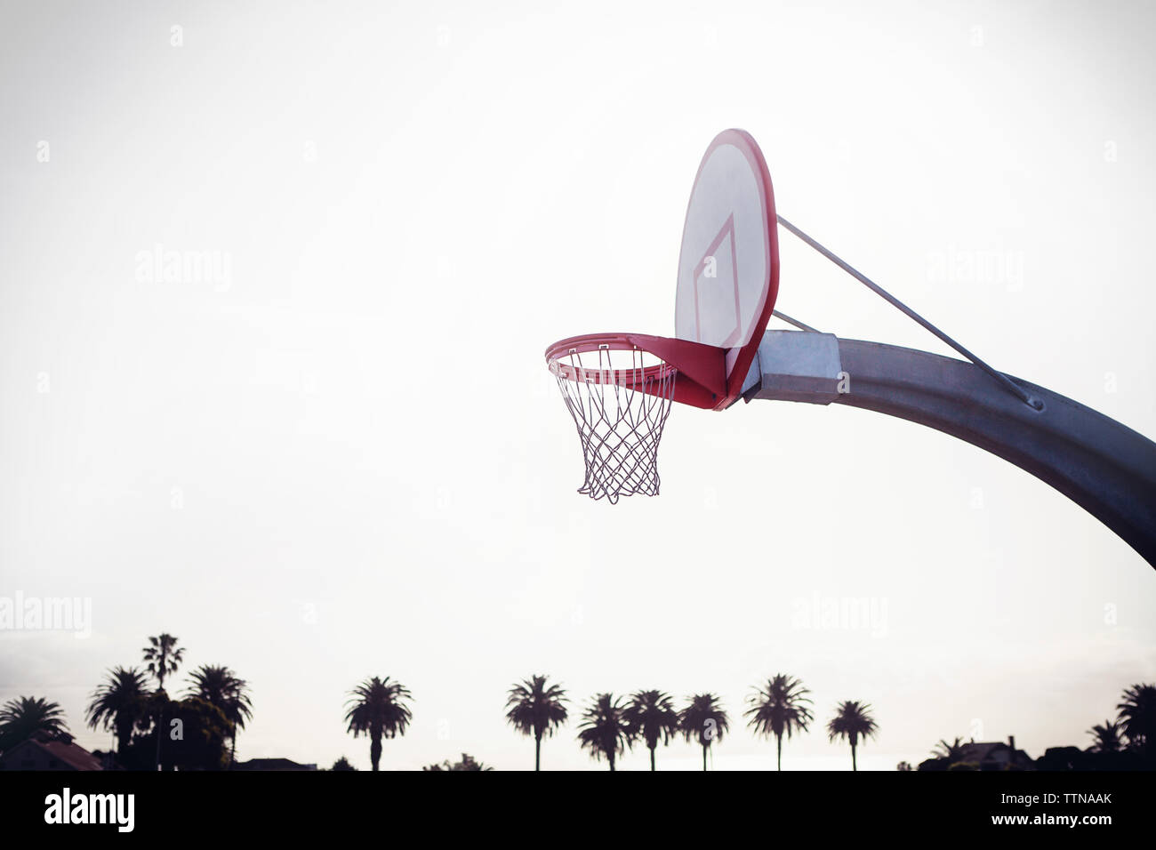 Low angle view basketball hoop hi-res stock photography and images - Alamy