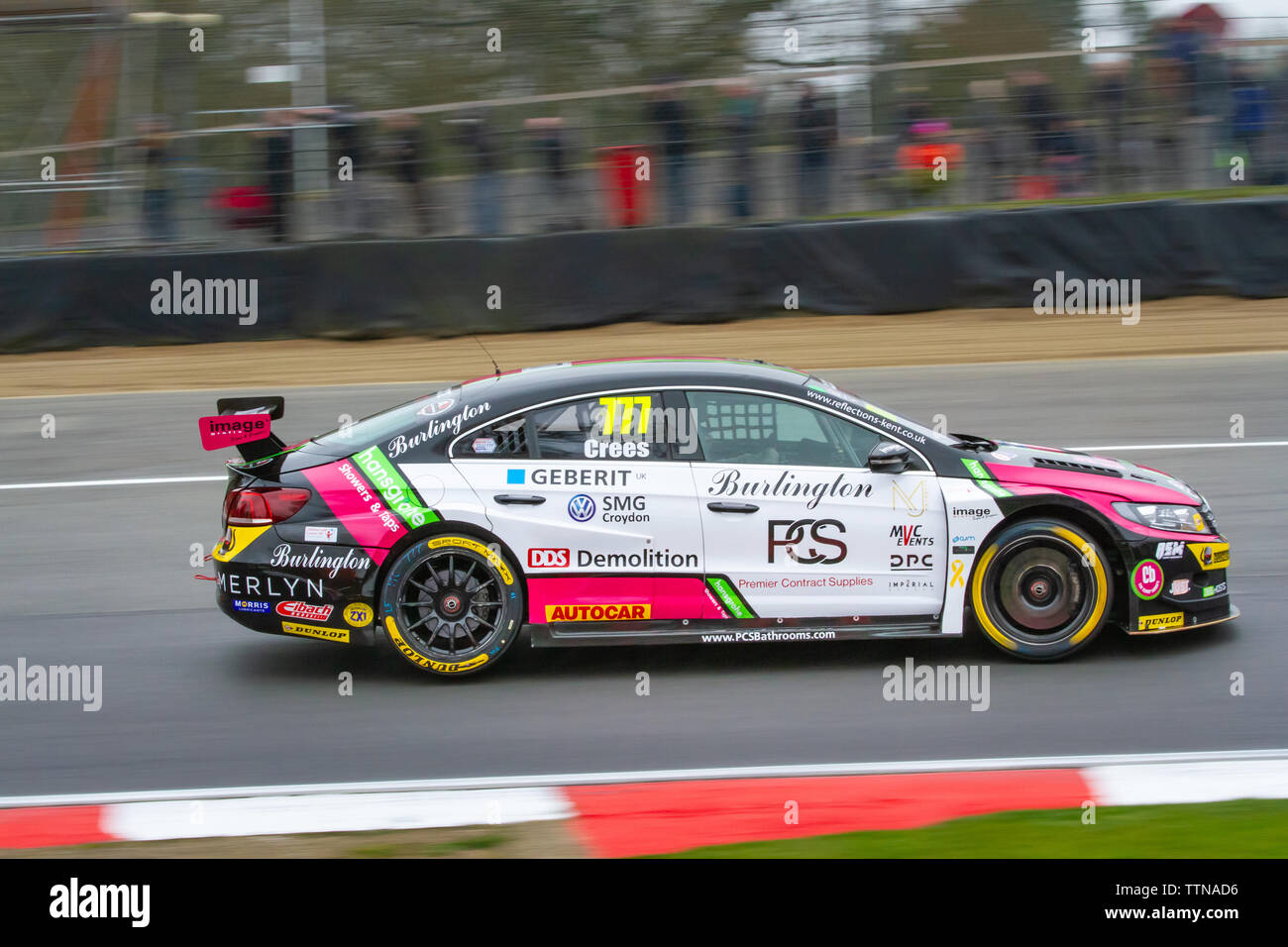 Volkswagen CC on track, British Touring Car Championship (BTCC), Brands ...