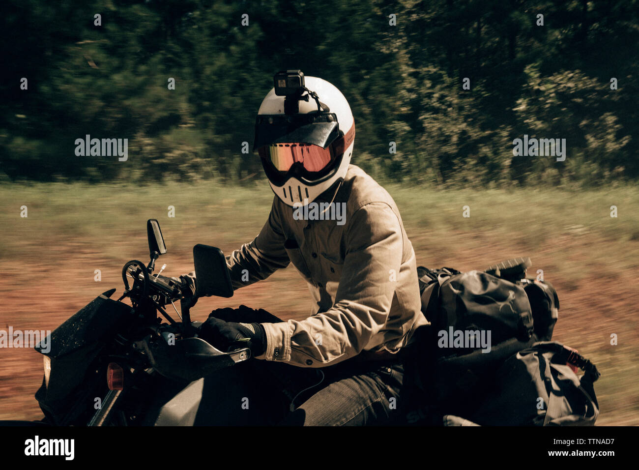 Biker crash helmet hi-res stock photography and images - Alamy