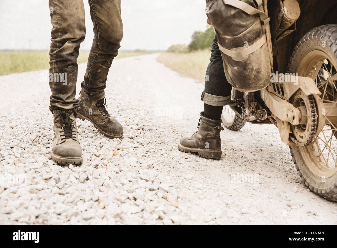 Legs of bikers hi-res stock photography and images - Alamy