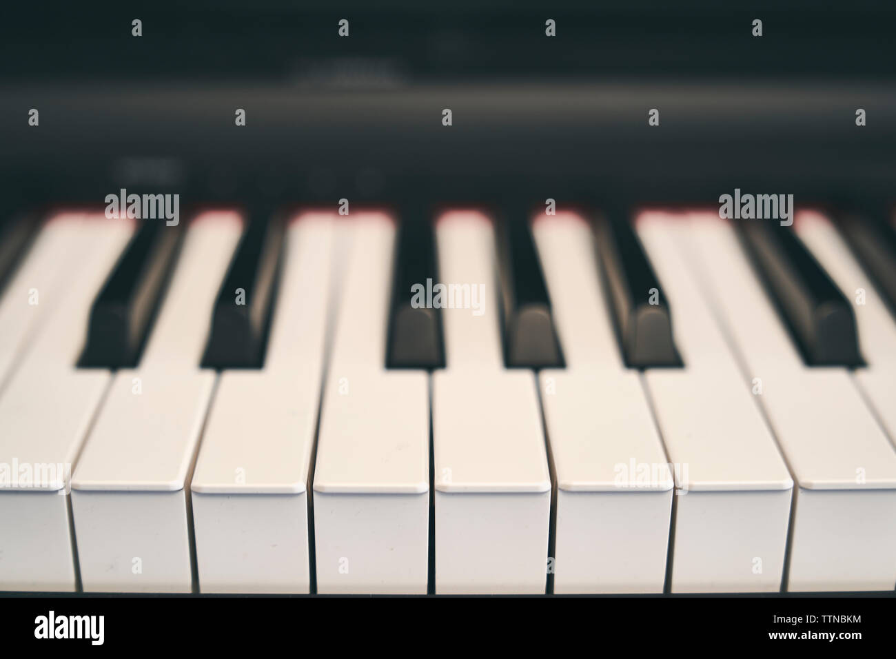 Piano keyboard close up Stock Photo - Alamy