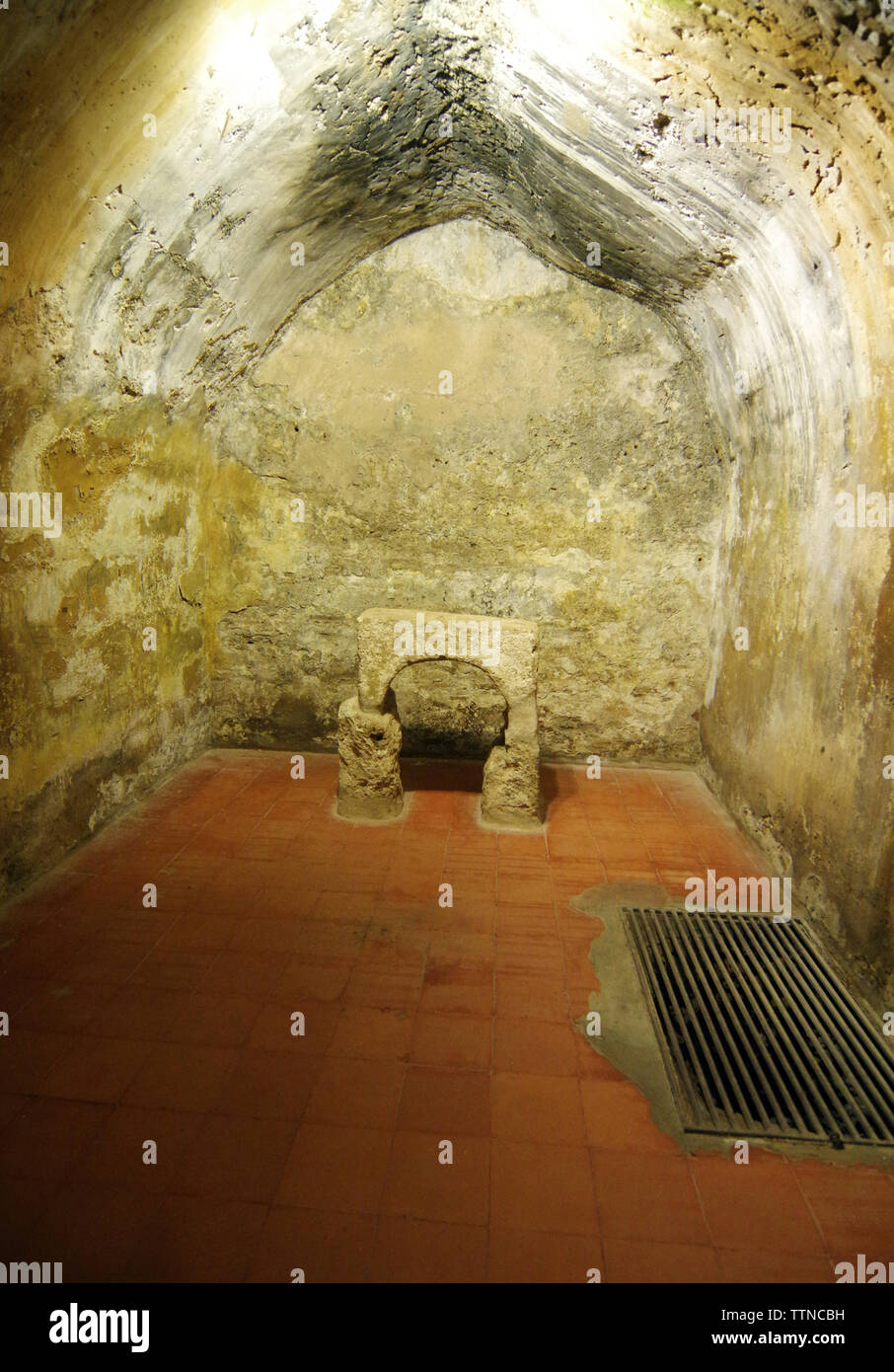 Cabras, Sardinia, Italy. San Salvatore typical Sardinian village. The ...