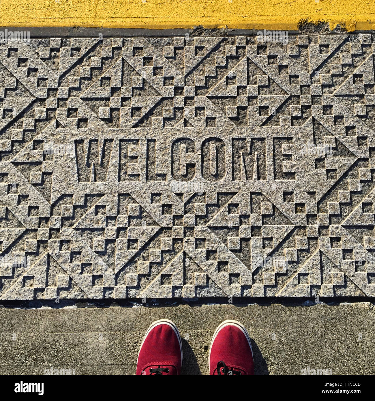 Welcome letter hi-res stock photography and images - Alamy