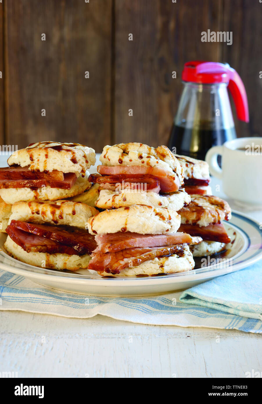Plate of sandwiches hi-res stock photography and images - Alamy