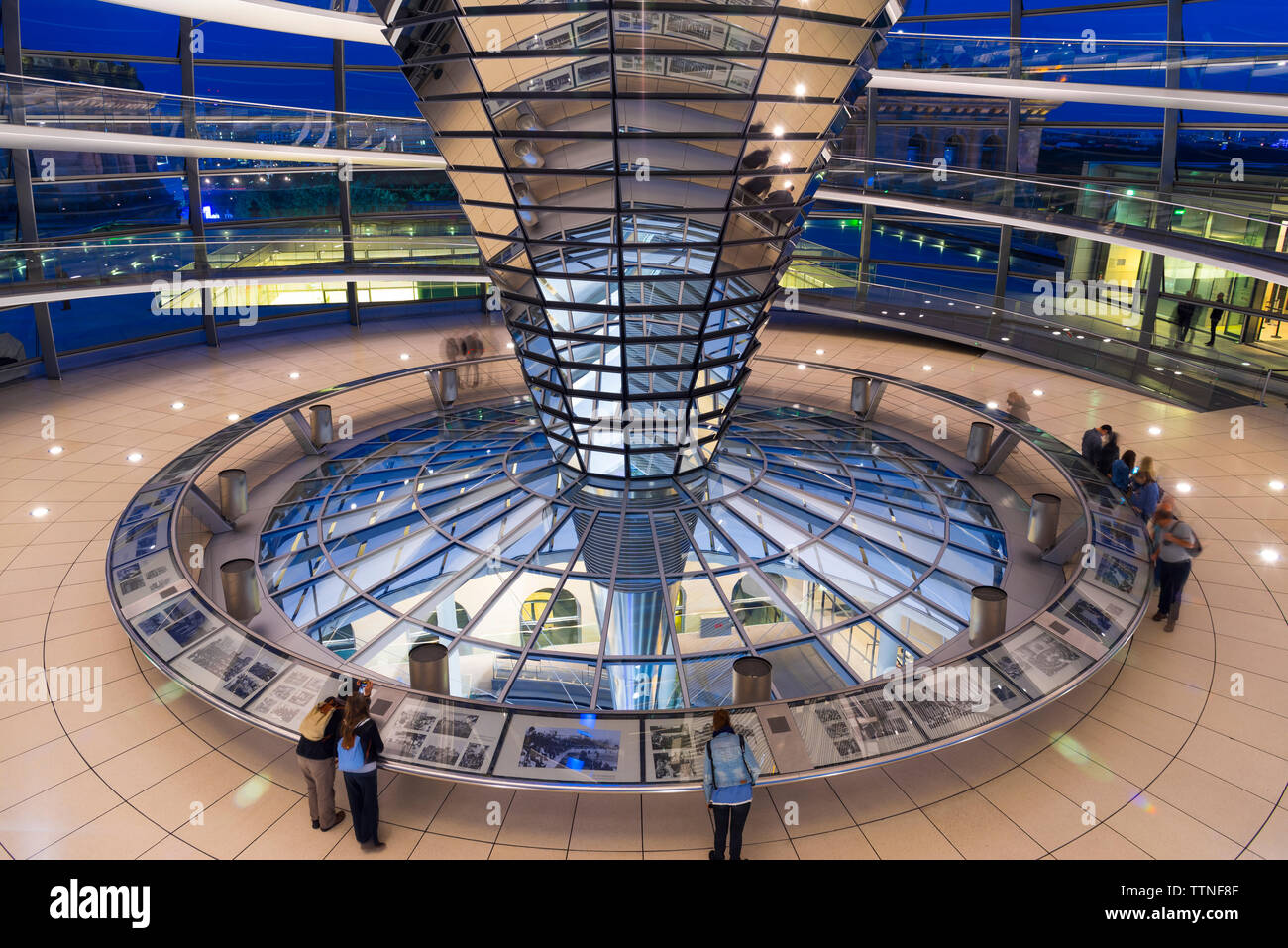Reichstag Dome, The Reichstag Building, Berlin, Germany, Europe Stock ...