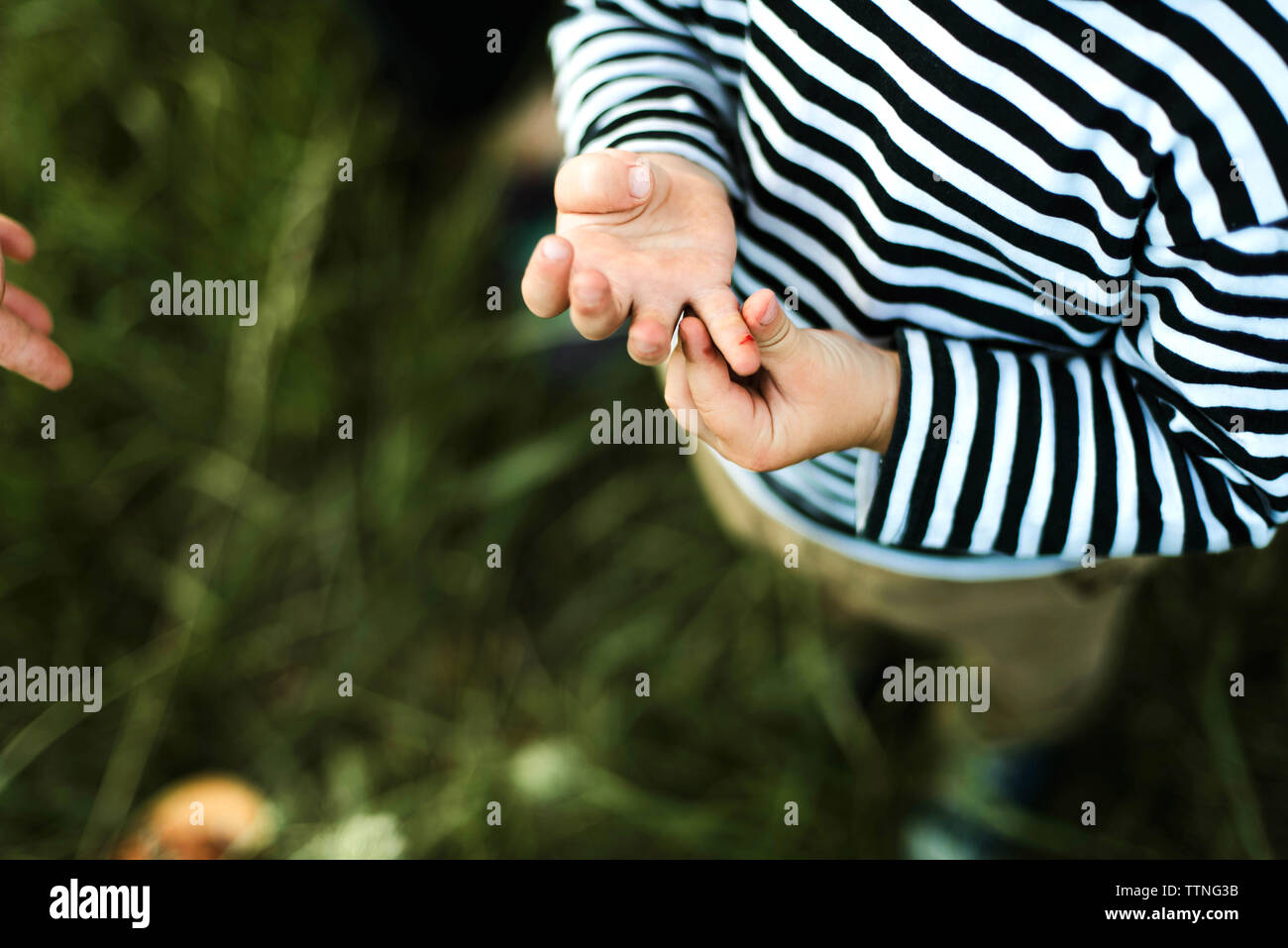 Old Baby Hands Touching High Resolution Stock Photography and Images ...