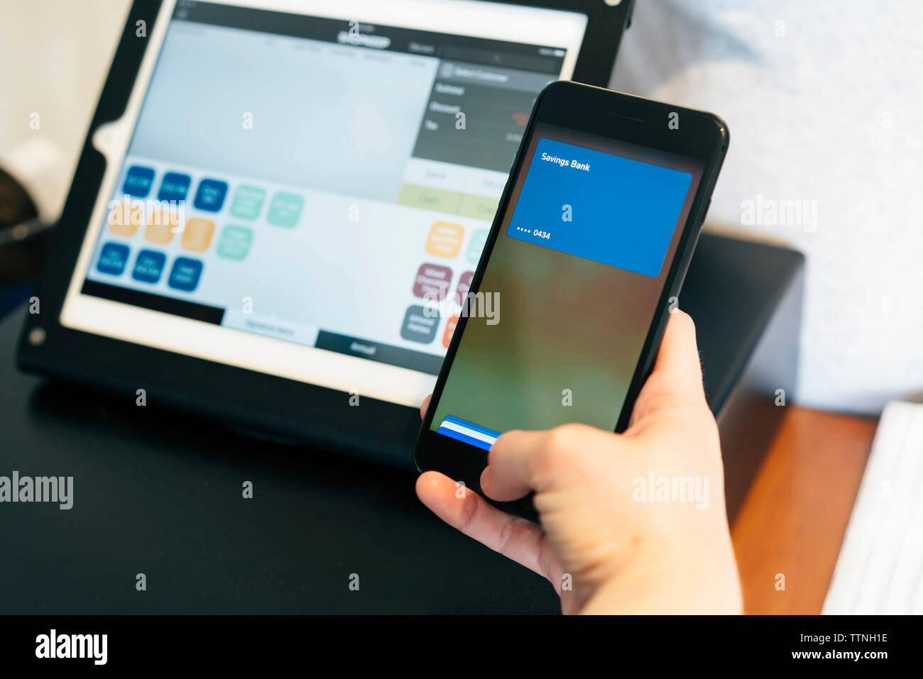 Mobile payment bar High Resolution Stock Photography and Images - Alamy