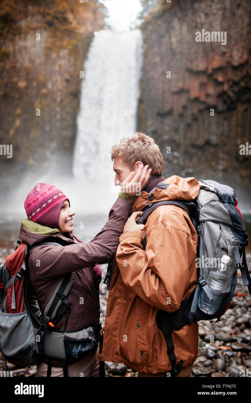 Face with waterfall hi-res stock photography and images - Alamy