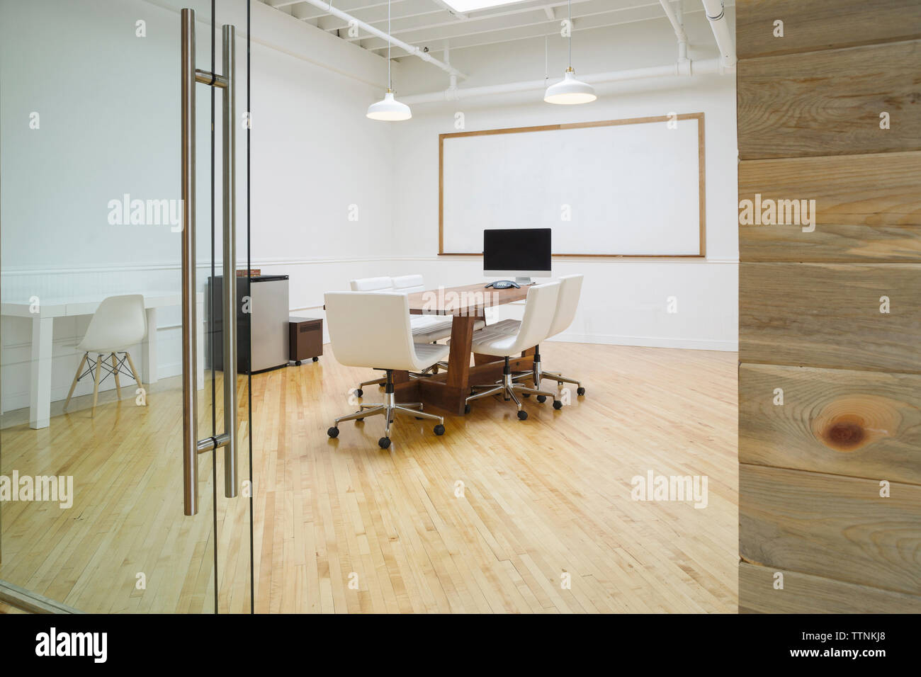 Interior of board room at office Stock Photo - Alamy