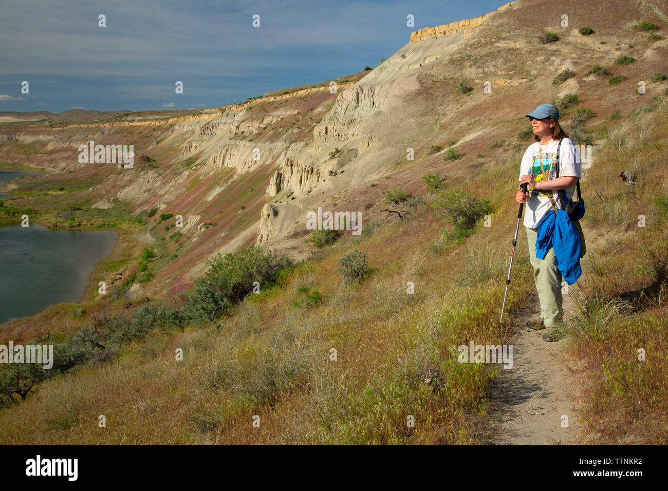 Columbia River at White Bluffs, Hanford Reach National Monument ...