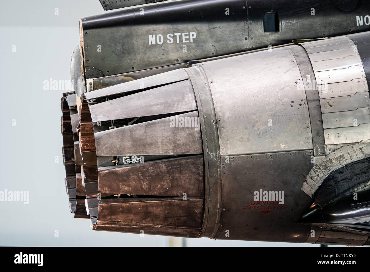 Close-up of jet engine of Eurofighter Typhoon aircraft Stock Photo - Alamy