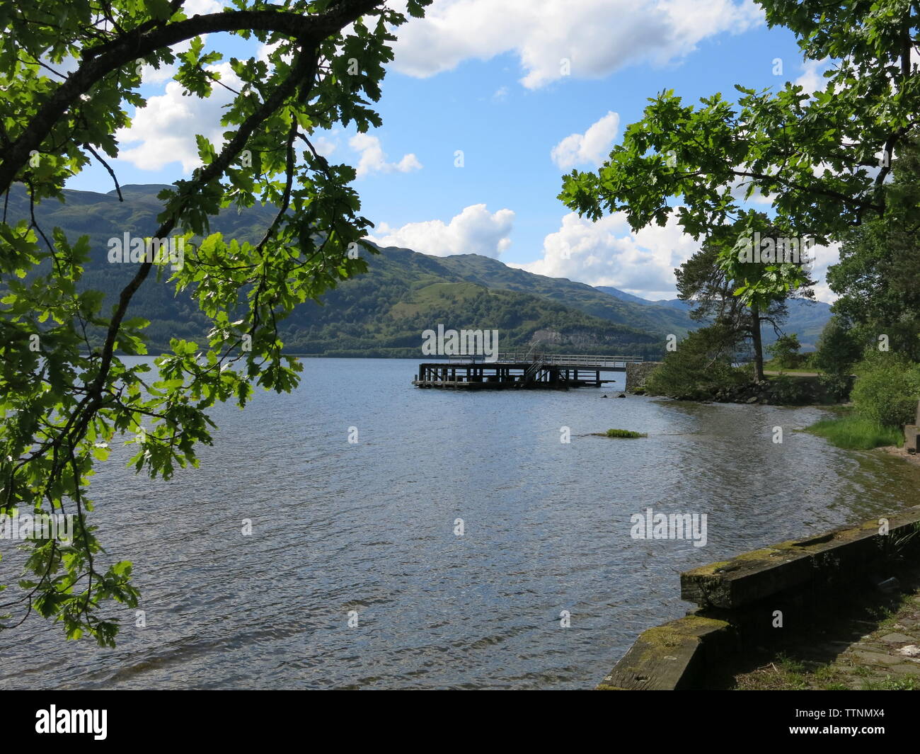 Scotland's scenery at its best: a view of Loch Lomond, mountains and ...