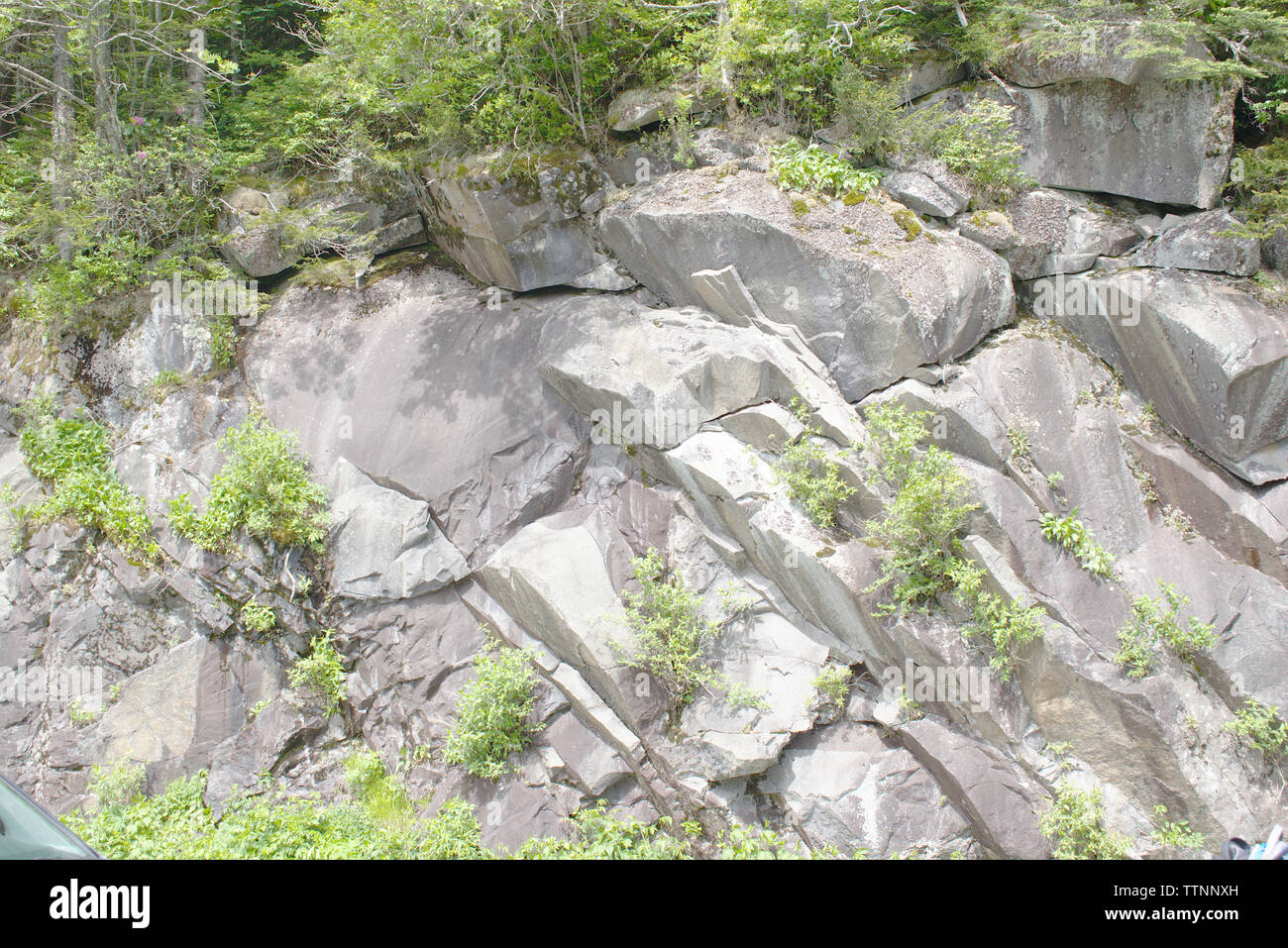 Geologic rock formation Stock Photo - Alamy