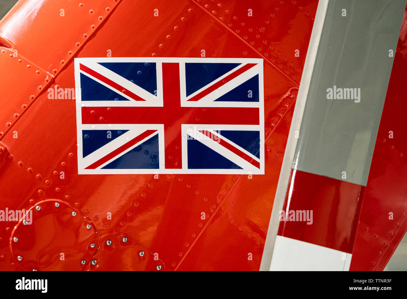 Detail on Westland Wessex HCC4 RAF Helicopter, union jack / union flag ...