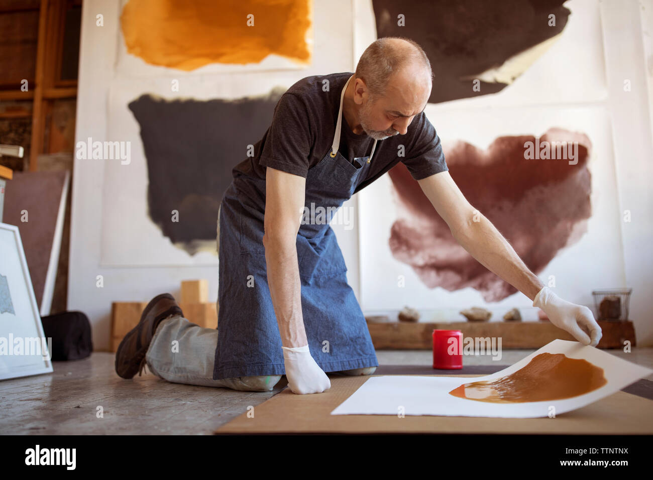 Baby paintings hi-res stock photography and images - Alamy