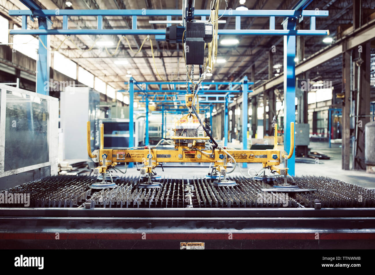 Industrial equipment in steel industry Stock Photo - Alamy