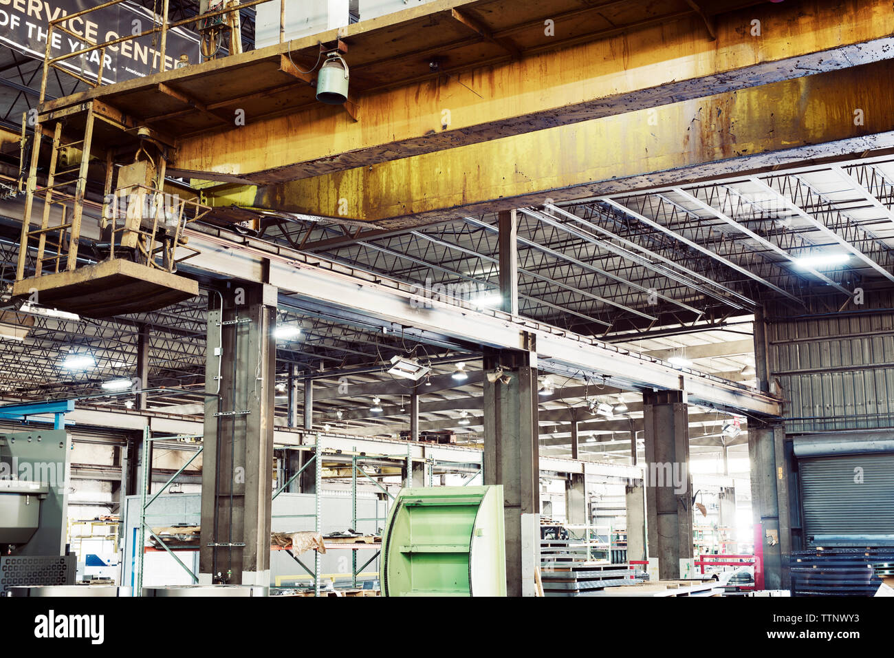 Interior of steel industry Stock Photo - Alamy